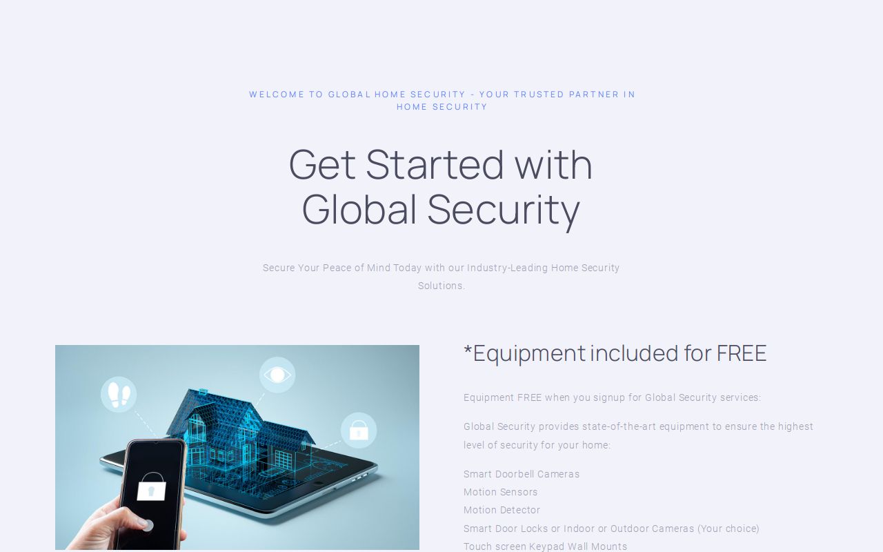 Global Home Security services